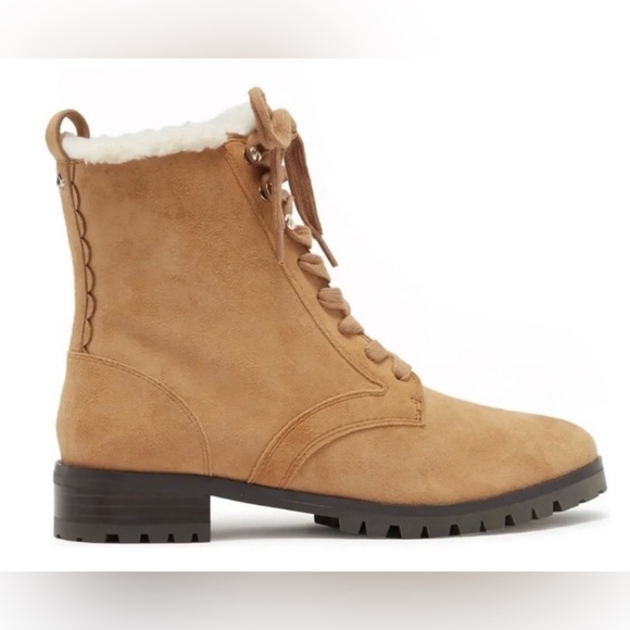 kate spade | Shoes | Kate Spade Brown Raegan Faux Shearling Lined Boots ...
